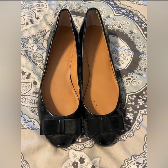 J. Crew | Shoes | J Crew Patent Leather Flats Sz 85 | Poshmark